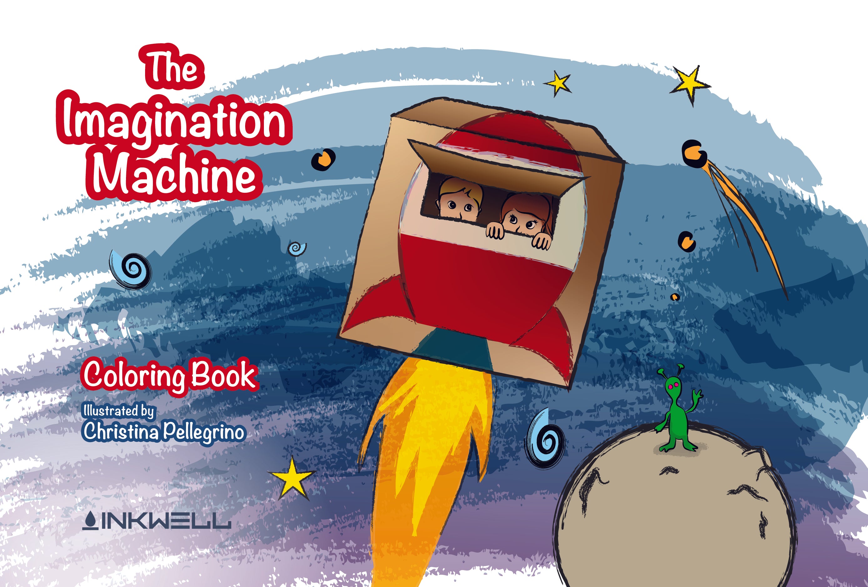 The Imagination Machine Coloring Book (Digital) – InkWell Publishers Inc.